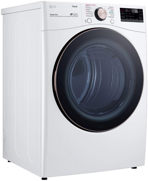LG DLEX4000W 27 inch 7.4 cu. ft. Front Load Electric Dryer